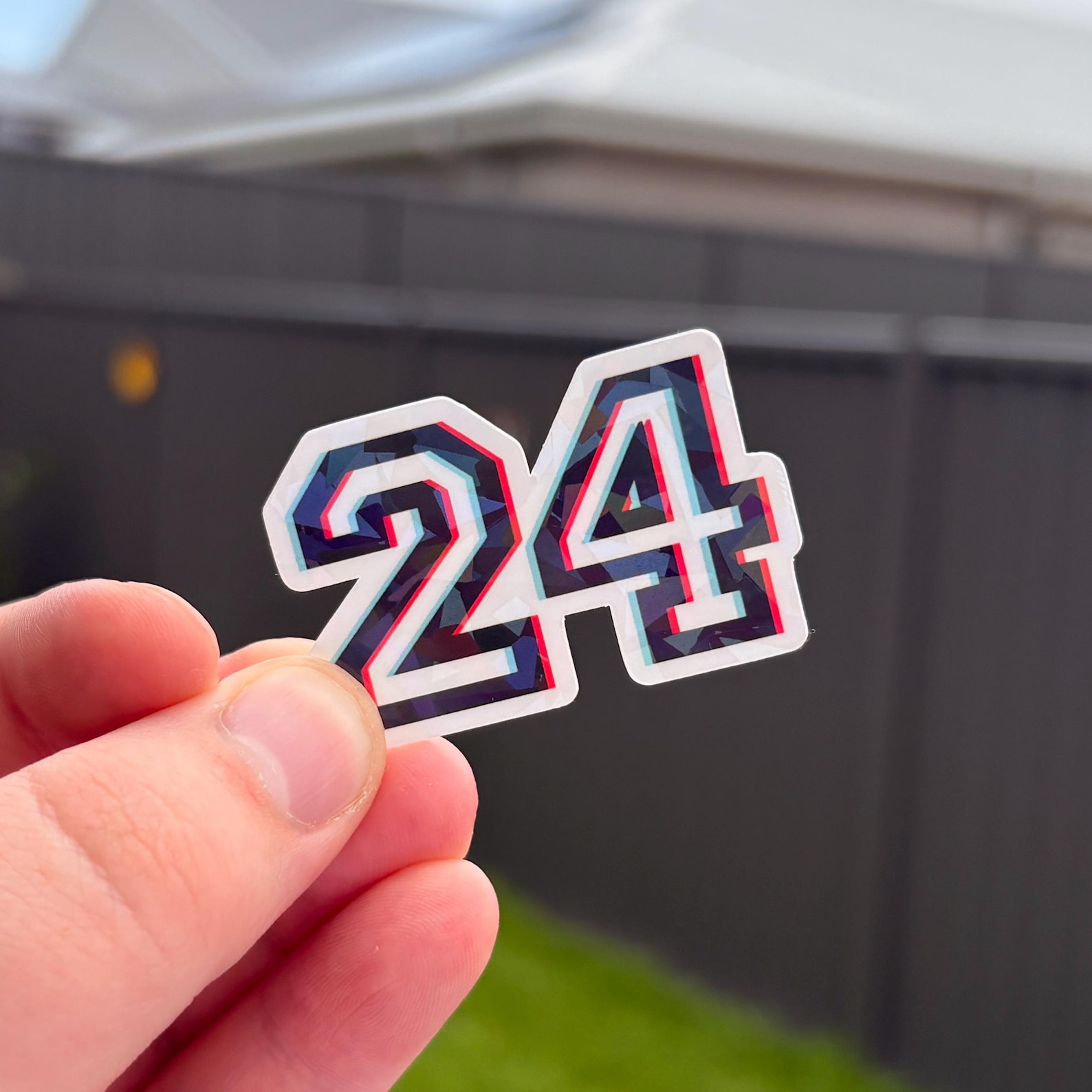 Heated Rivalry Shane's Player Number 24 Holographic Sticker - Etsy UK
