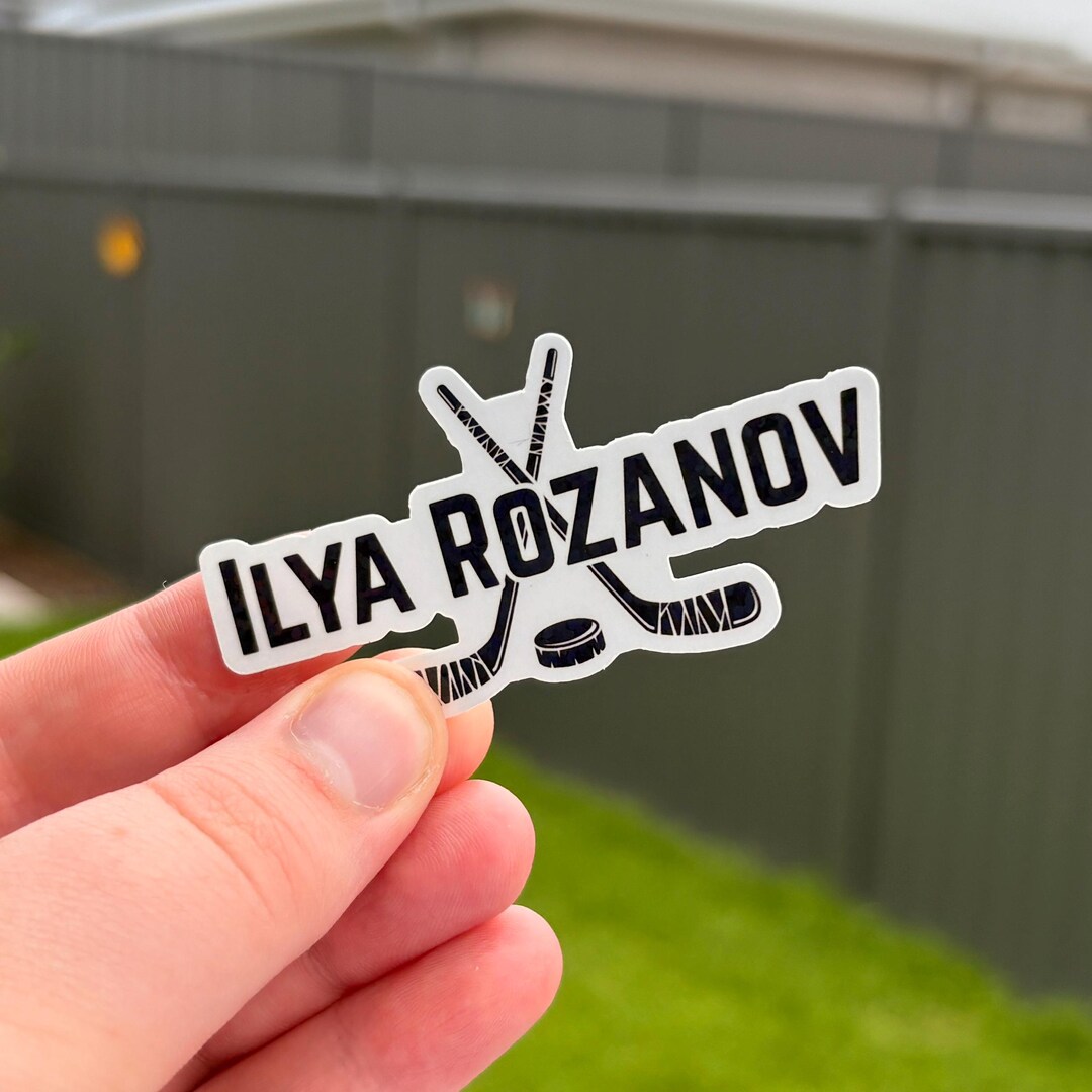Hockey Rivals Heated Romance Ilya Hockey Sticks Holographic Sticker - Etsy