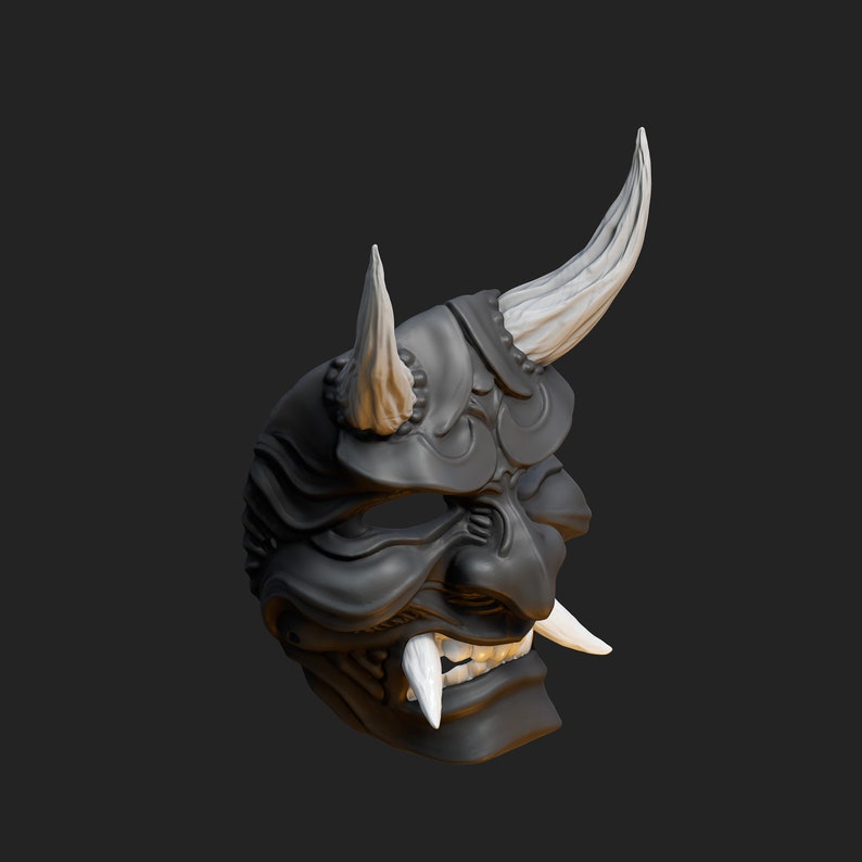 Hannya Samurai Oni Mask 5 Ver 2 3D Printing File Stl - Etsy
