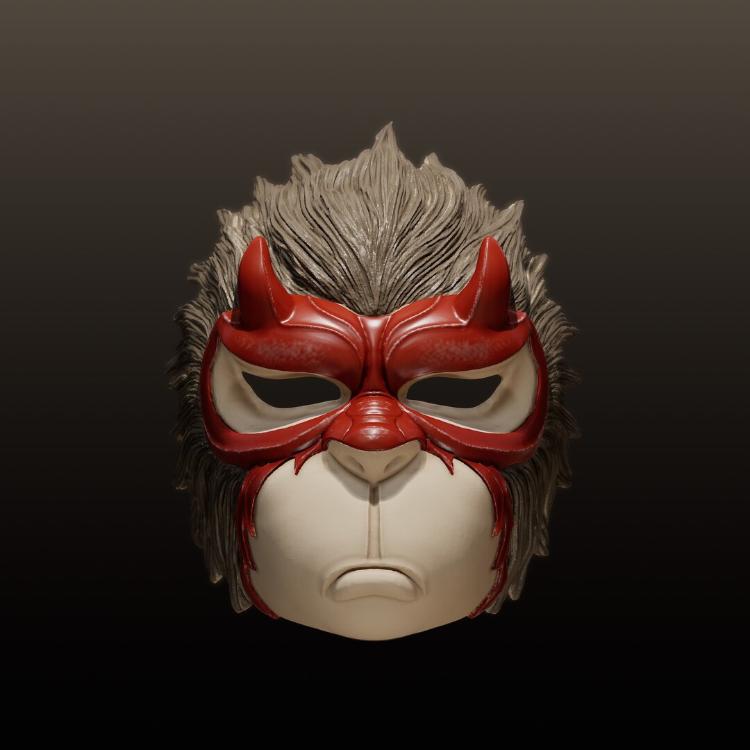 Wearable Hero Simian Monkey Mask 3D Printing File Stl - Etsy