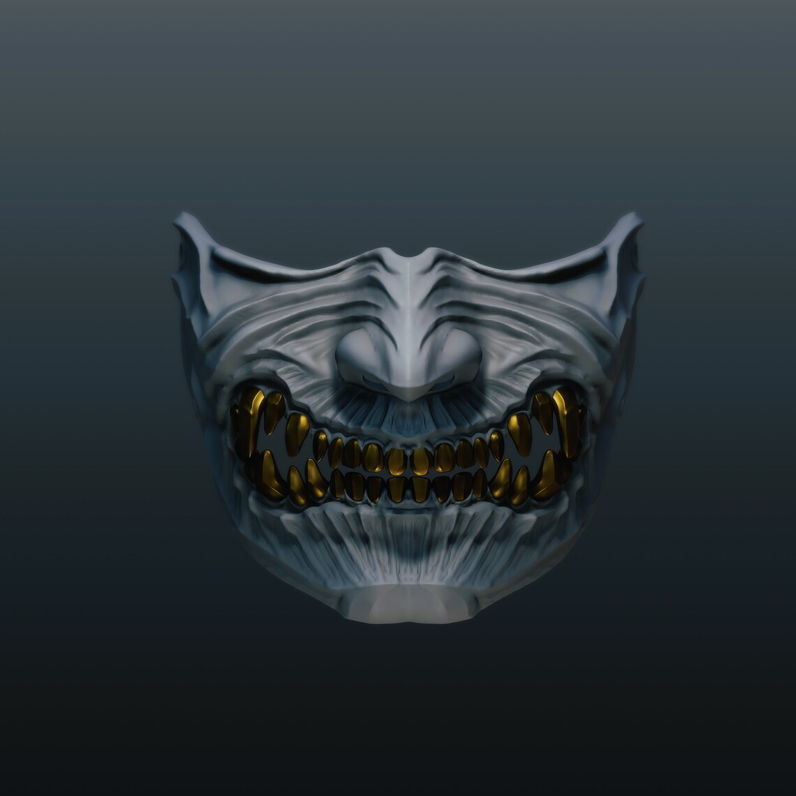 Menpo Mask 18 Half Face 3D Printing File Stl - Etsy