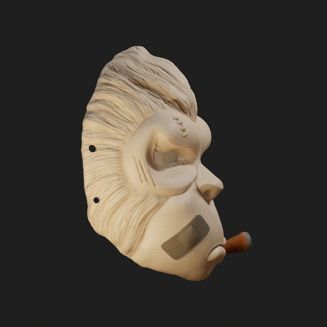 Wearable Mafia Simian Monkey Mask 3D Printing File Stl - Etsy