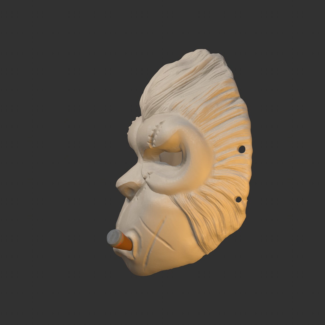Wearable Mafia Simian Monkey Mask 3D Printing File Stl - Etsy