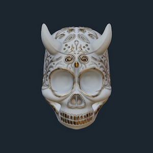 Skull Carved 01 STL File - Etsy