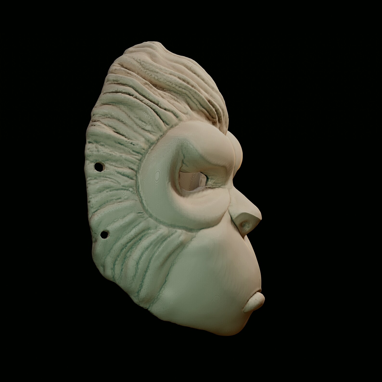 Wearable Cute Simian Monkey Mask 3D Printing File Stl - Etsy