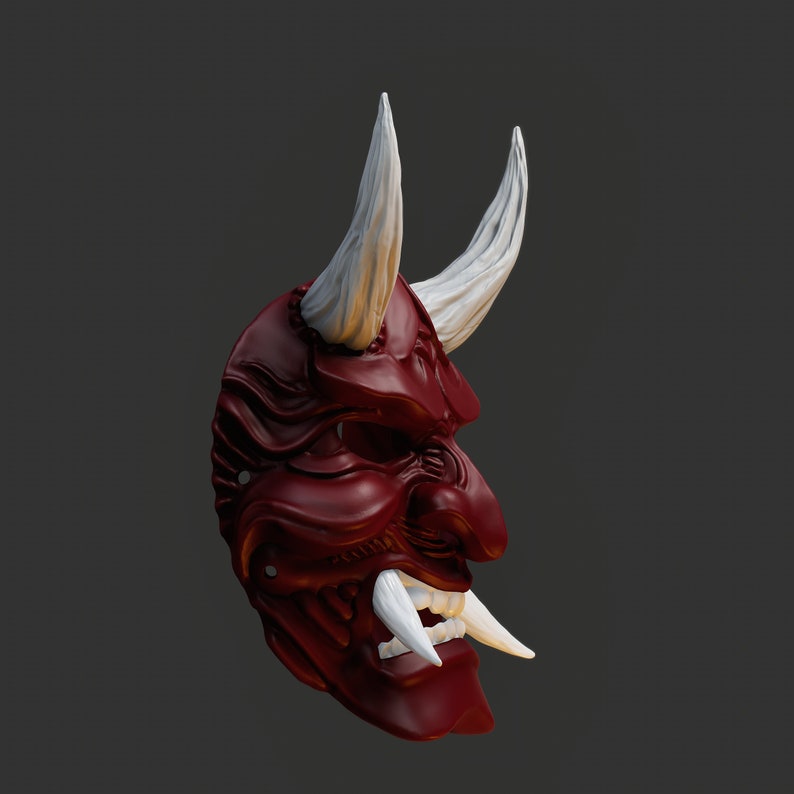 Wearable Hannya Samurai Oni Mask 5 Ver 03 3D Printing File Stl - Etsy