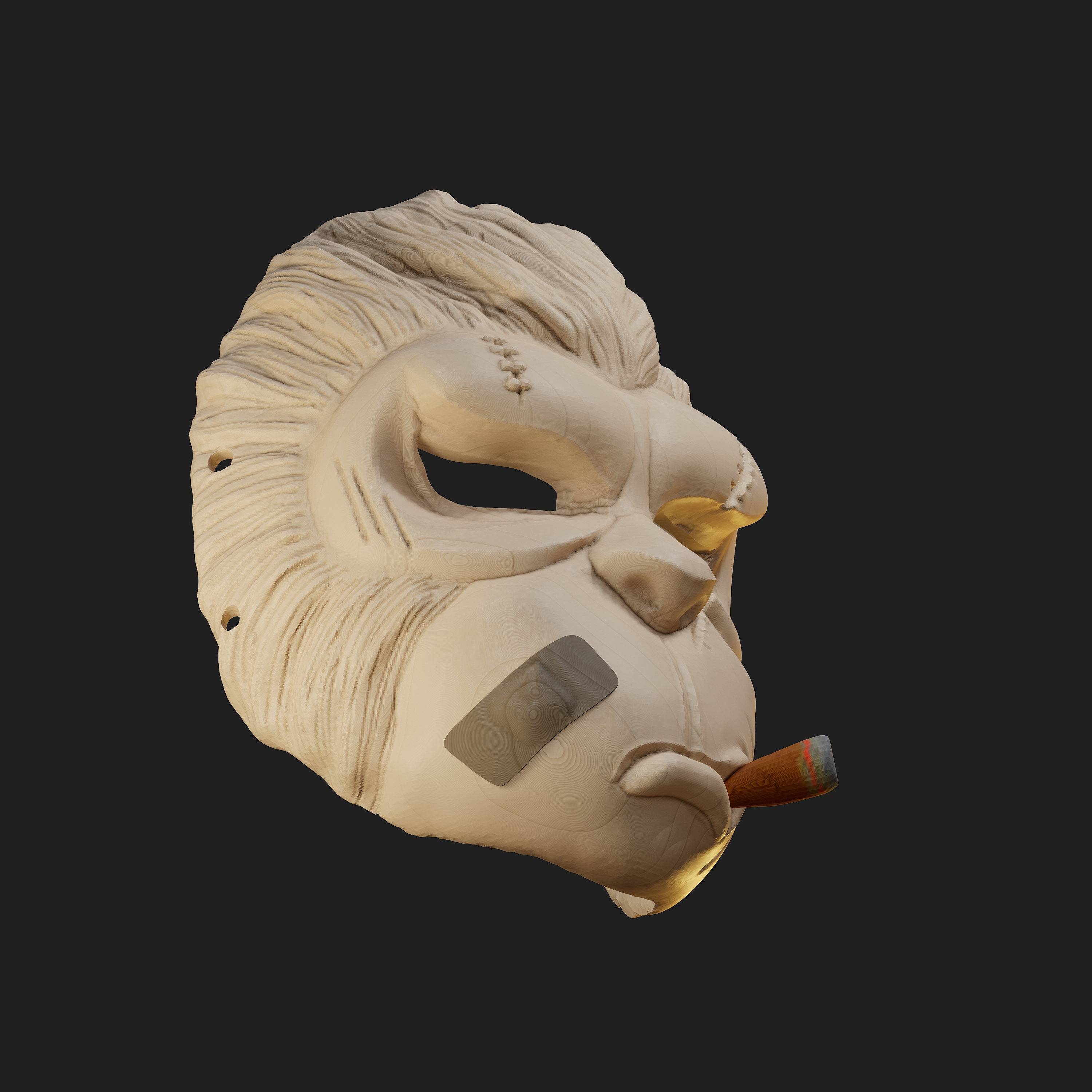 Wearable Mafia Simian Monkey Mask 3D Printing File Stl - Etsy