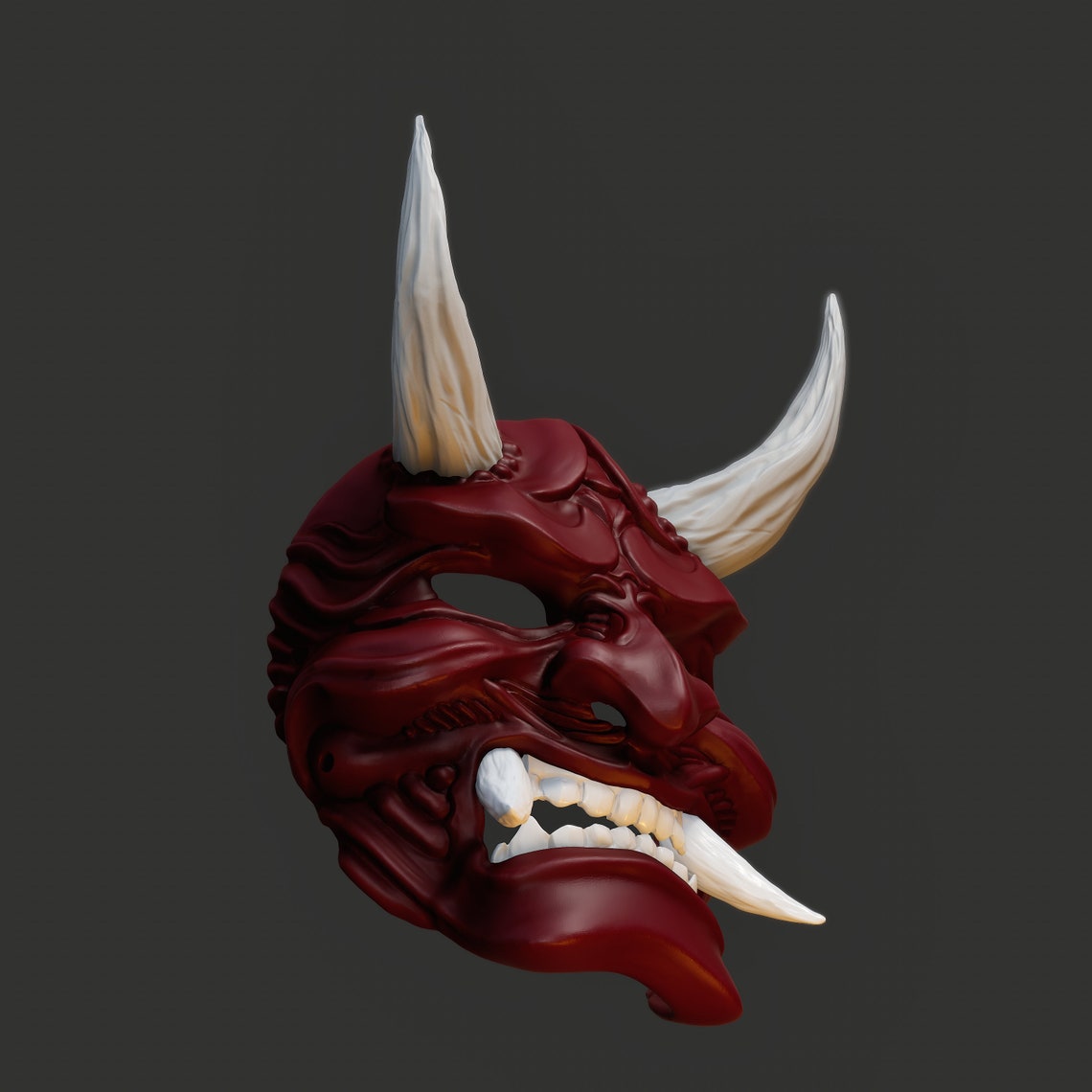 Wearable Hannya Samurai Oni Mask 5 Ver 03 3D Printing File Stl - Etsy
