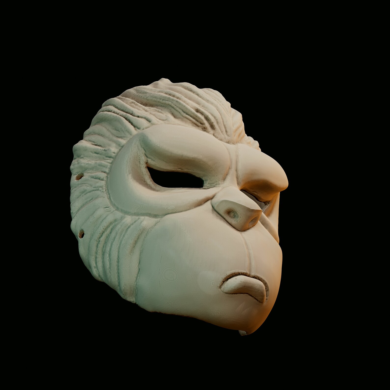 Wearable Cute Simian Monkey Mask 3D Printing File Stl - Etsy