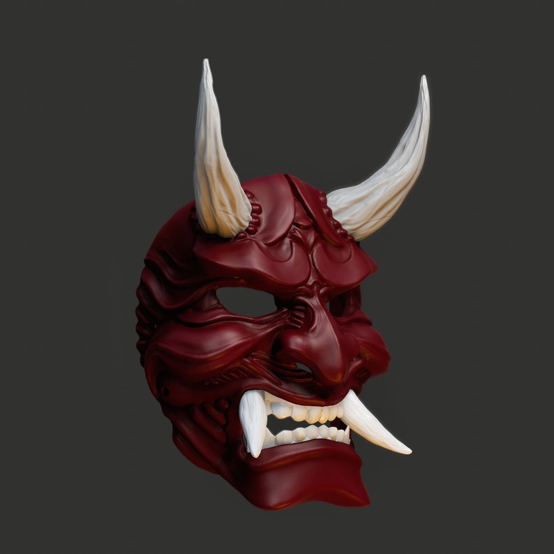 Wearable Hannya Samurai Oni Mask 5 Ver 03 3D Printing File Stl - Etsy