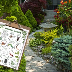 Minibeast Scavenger Bug Hunt Activity Sheet Downloadable Bug Hunt Sheet ...