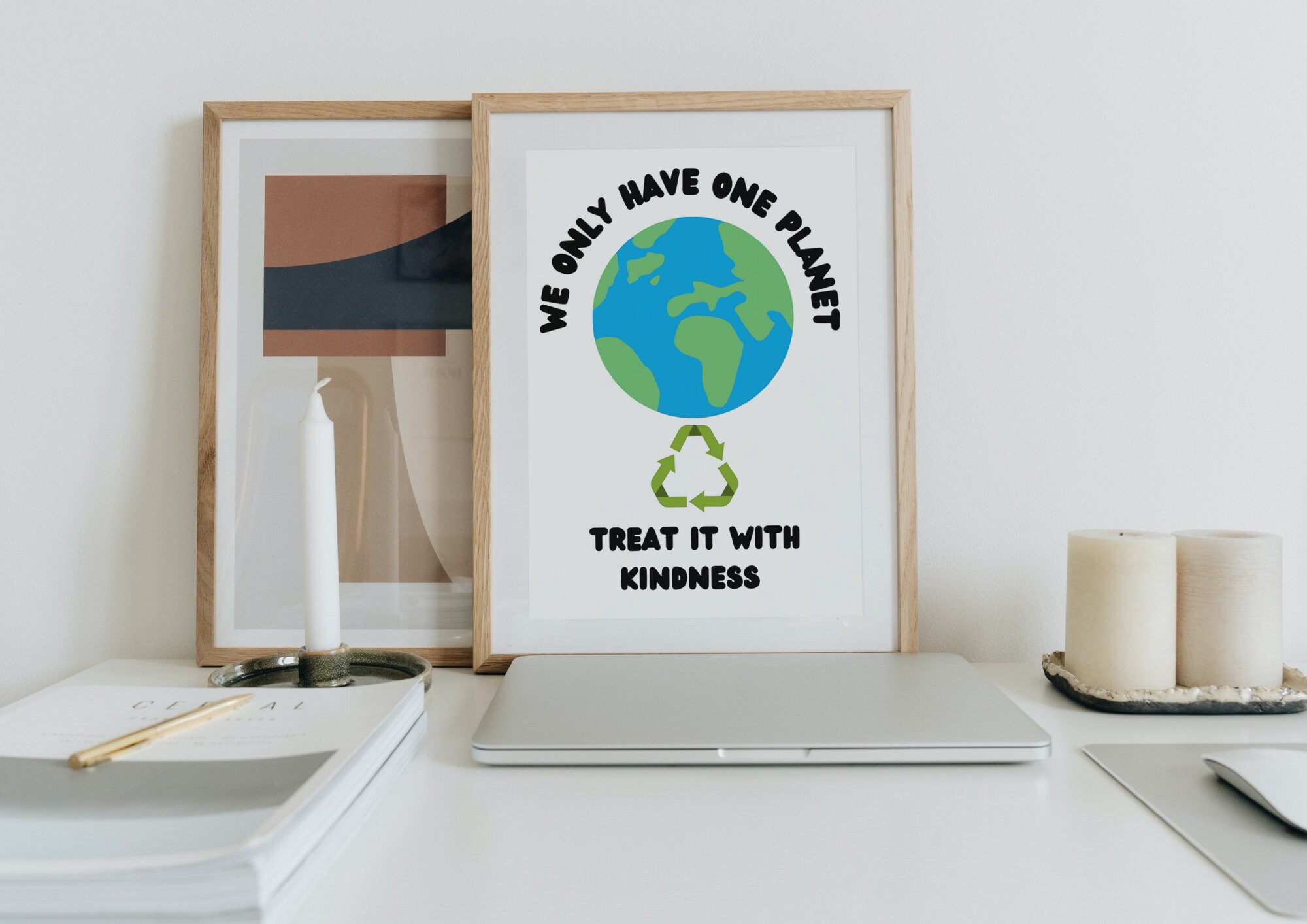 Recycling Poster Recycled Classroom Decor Teacher Poster Nature Save ...