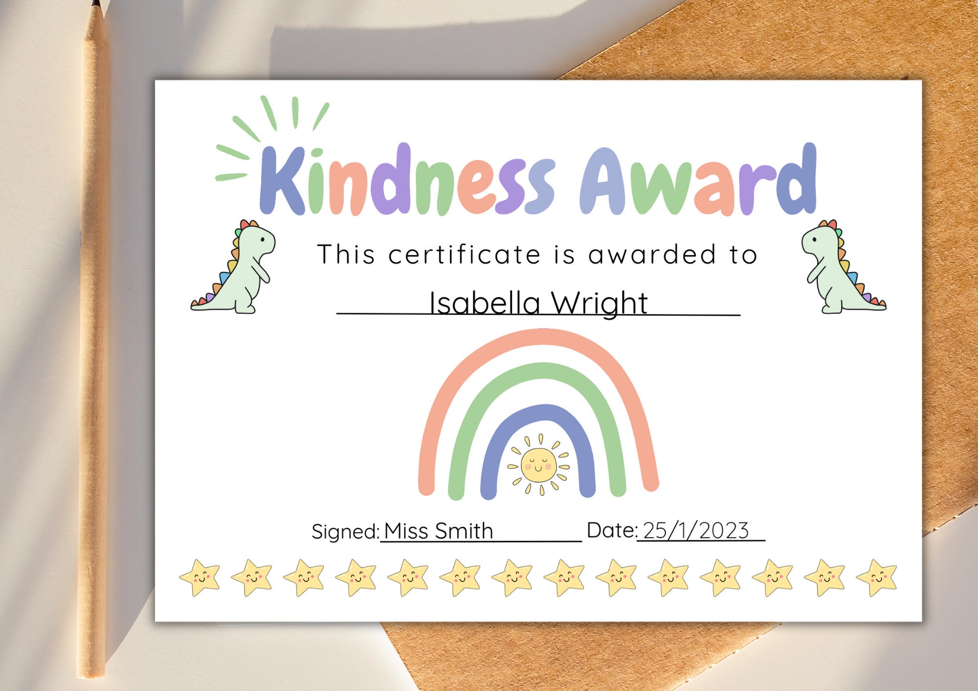 Free Printable Award Certificate Template