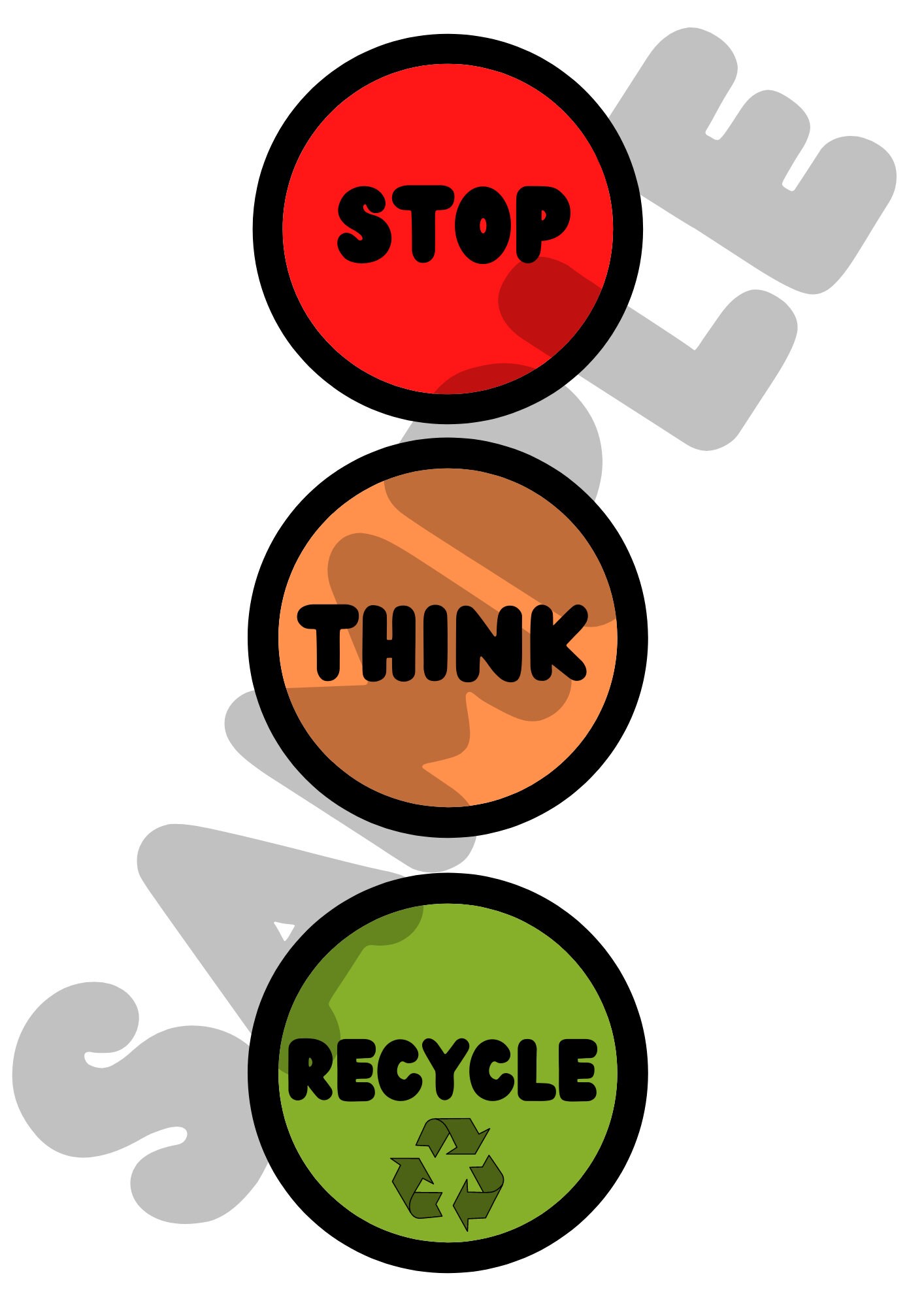 Recycling Poster Recycled Classroom Decor Teacher Poster Nature Save ...