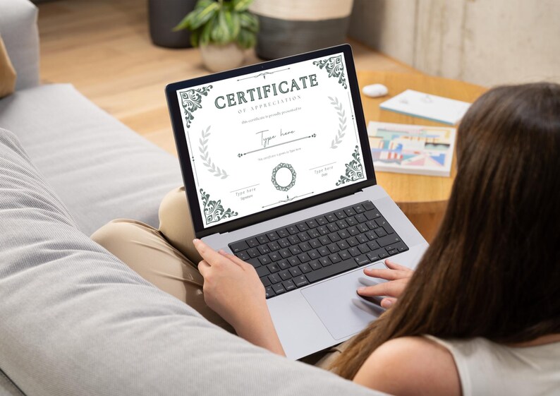 Certificate of Appreciation Template Printable, Editable Printable ...