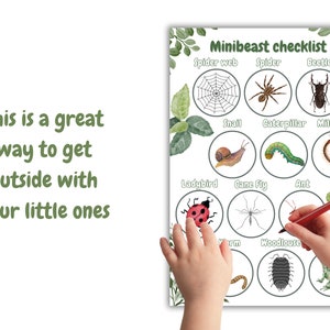 Minibeast Scavenger Bug Hunt Activity Sheet Downloadable Bug Hunt Sheet ...