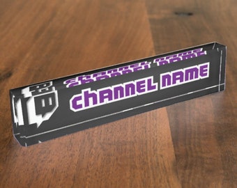 Twitch Custom Nameplate - Etsy