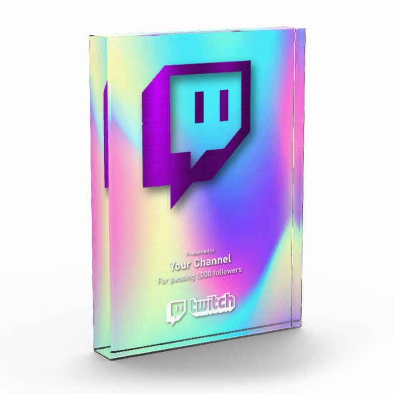 Custom Twitch Awards With Play Button Could Be Used for Your - Etsy
