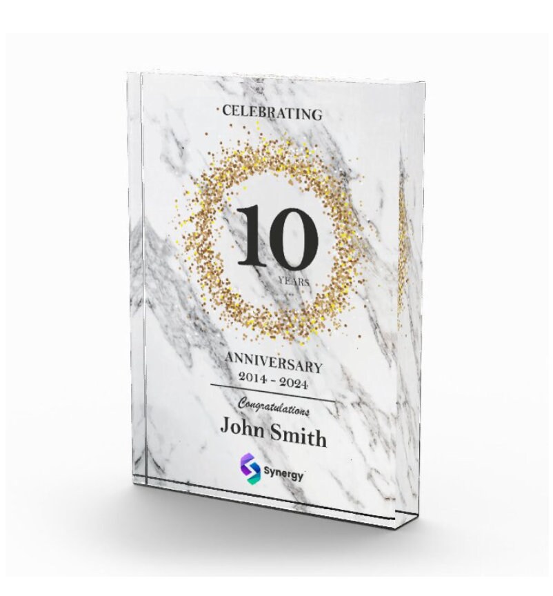 Personalized Awards With Custom Logos Backgrounds Ideal for - Etsy