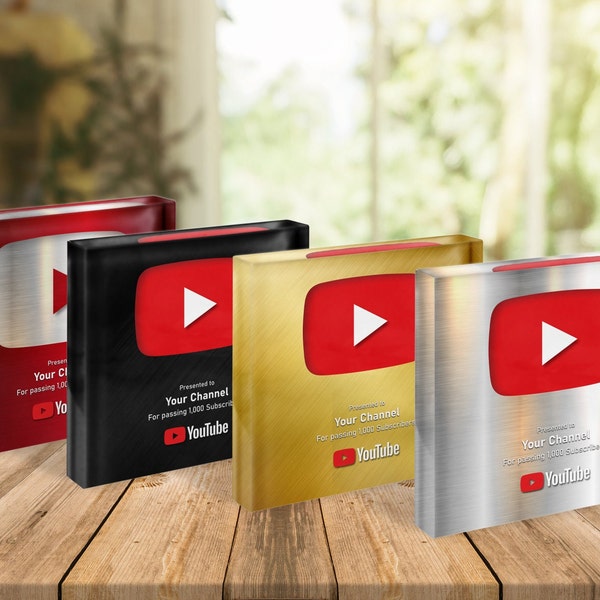 Youtube Play Button - Etsy
