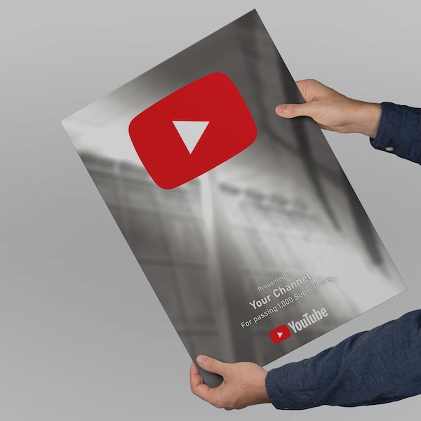 Youtube Play Button - Etsy