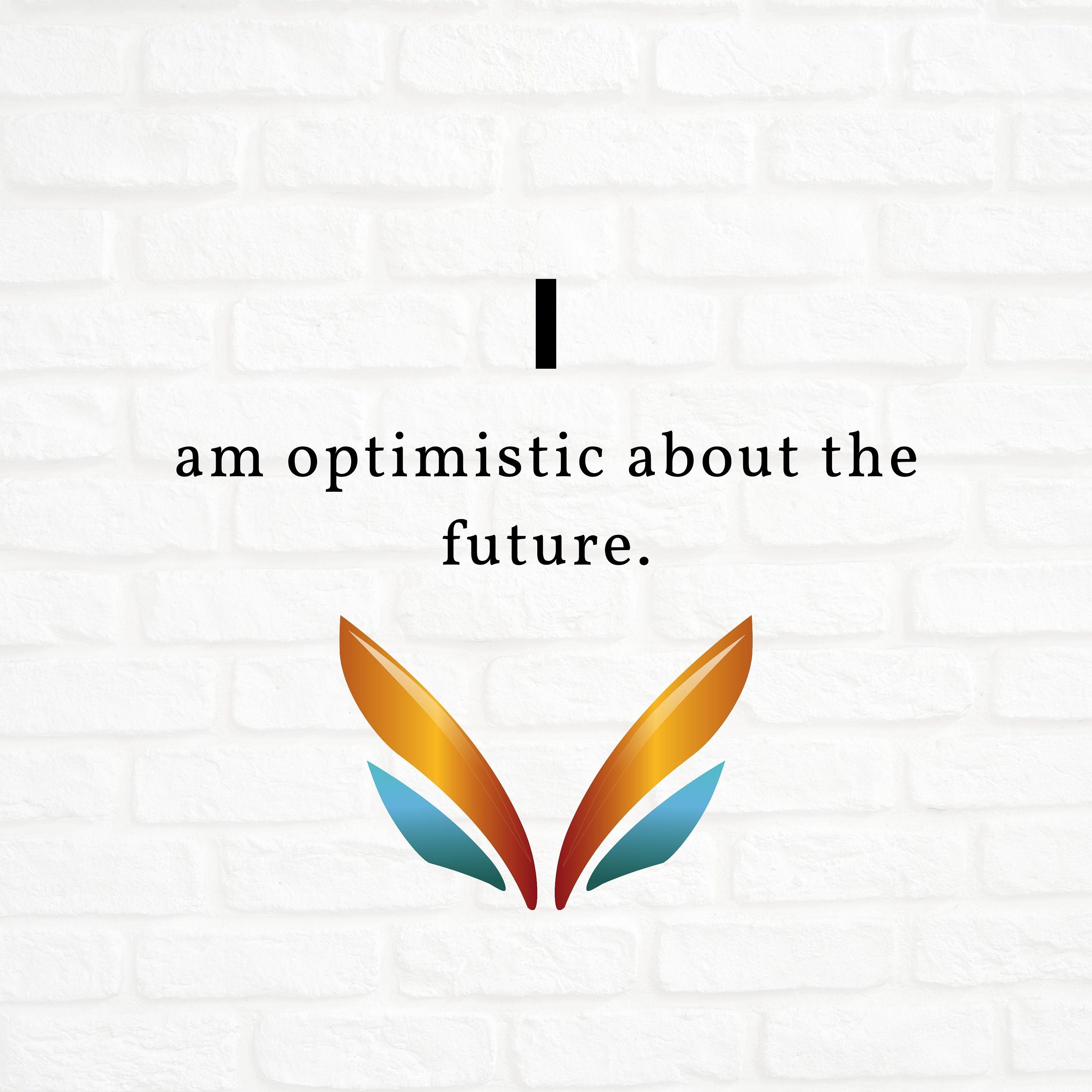 I'm Optimistic Quote Print, Quotes Print, Poster Print, Wall Art Quotes ...
