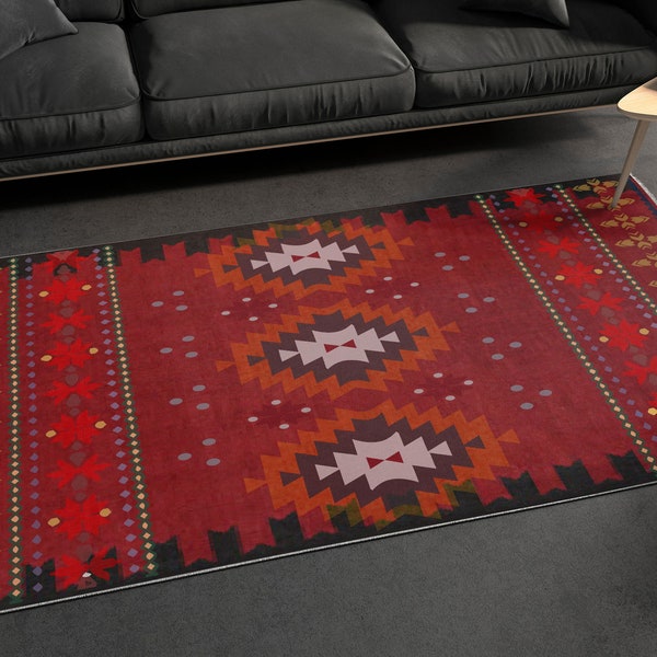 Southwestern Rug - Etsy