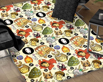 Studio Ghibli Rug - Etsy
