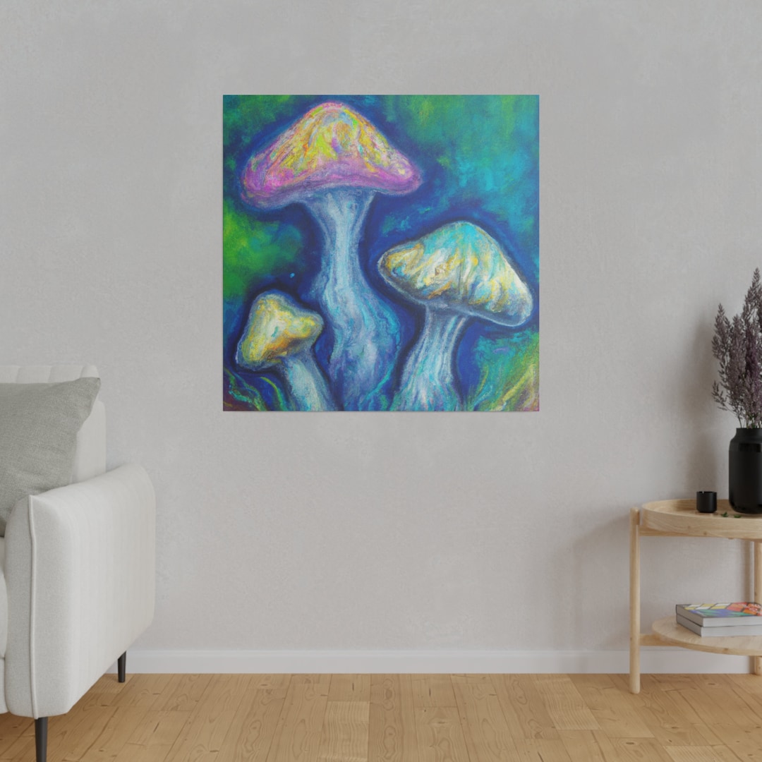 Shroom Art Painting Art on Canvas Mushroom Art for Home Decor - Etsy