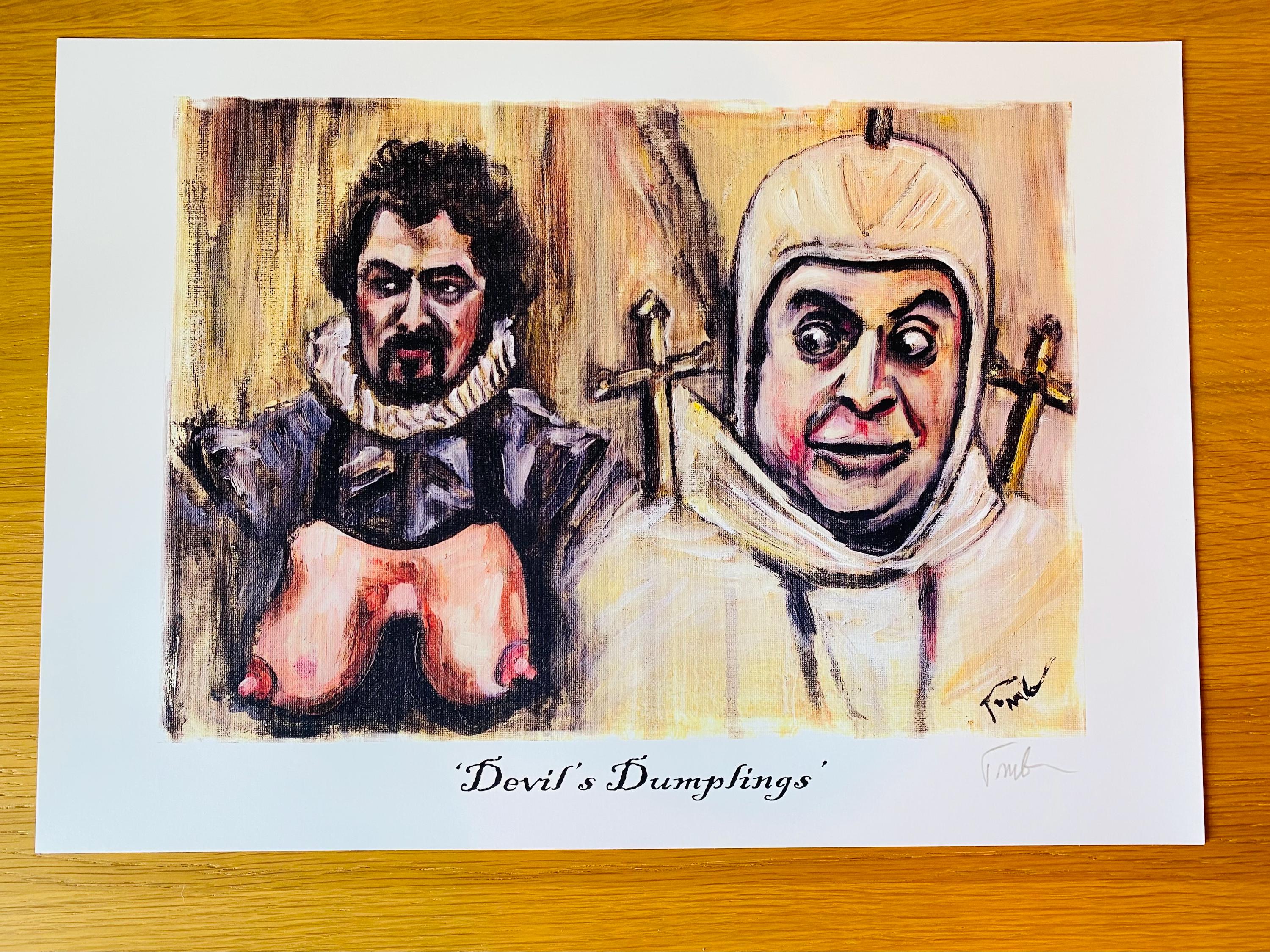 Devil Sketch Rowan Atkinson