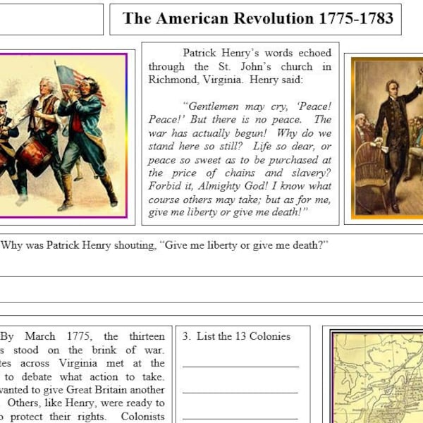 American Revolution - Etsy