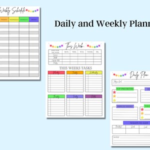Homeschool Planner Printable Homeschool Lesson Planner - Etsy