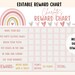 EDITABLE Reward Chart Printable Reward Chart for Kids Behavior Chart ...