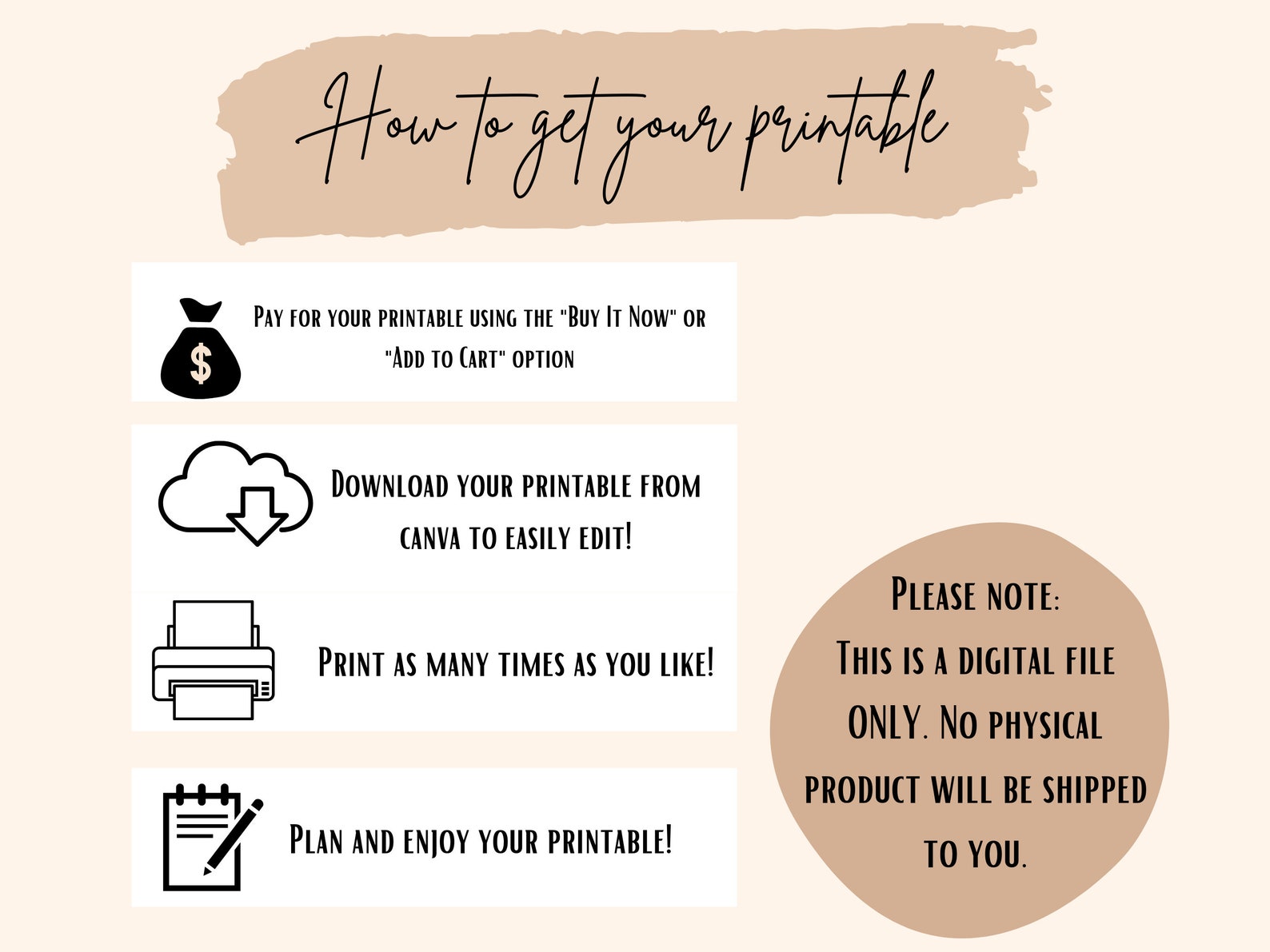 Kids Daily Checklist Template Downloadable Daily Routine for Kids ...