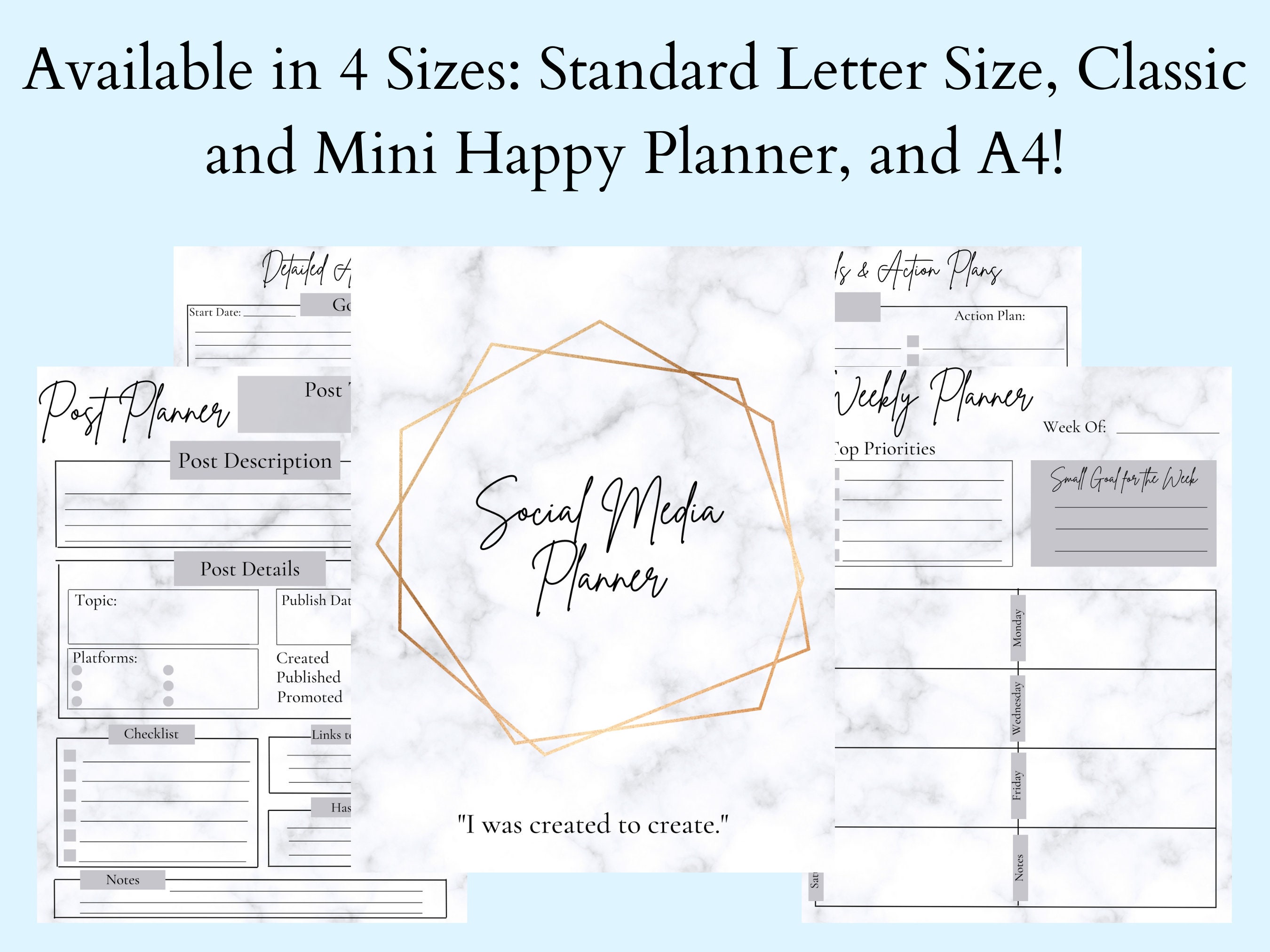 Ultimate Influencer Planner Social Media Content and - Etsy