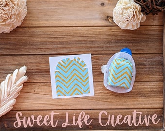 Glitter Pod Sticker - Etsy