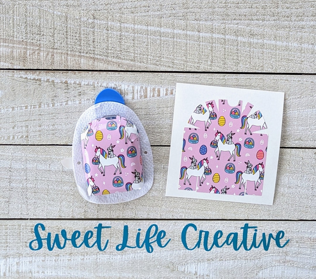 Easter Bunny Unicorn Easter Spring Omnipod Pod Decal Sticker Etsy
