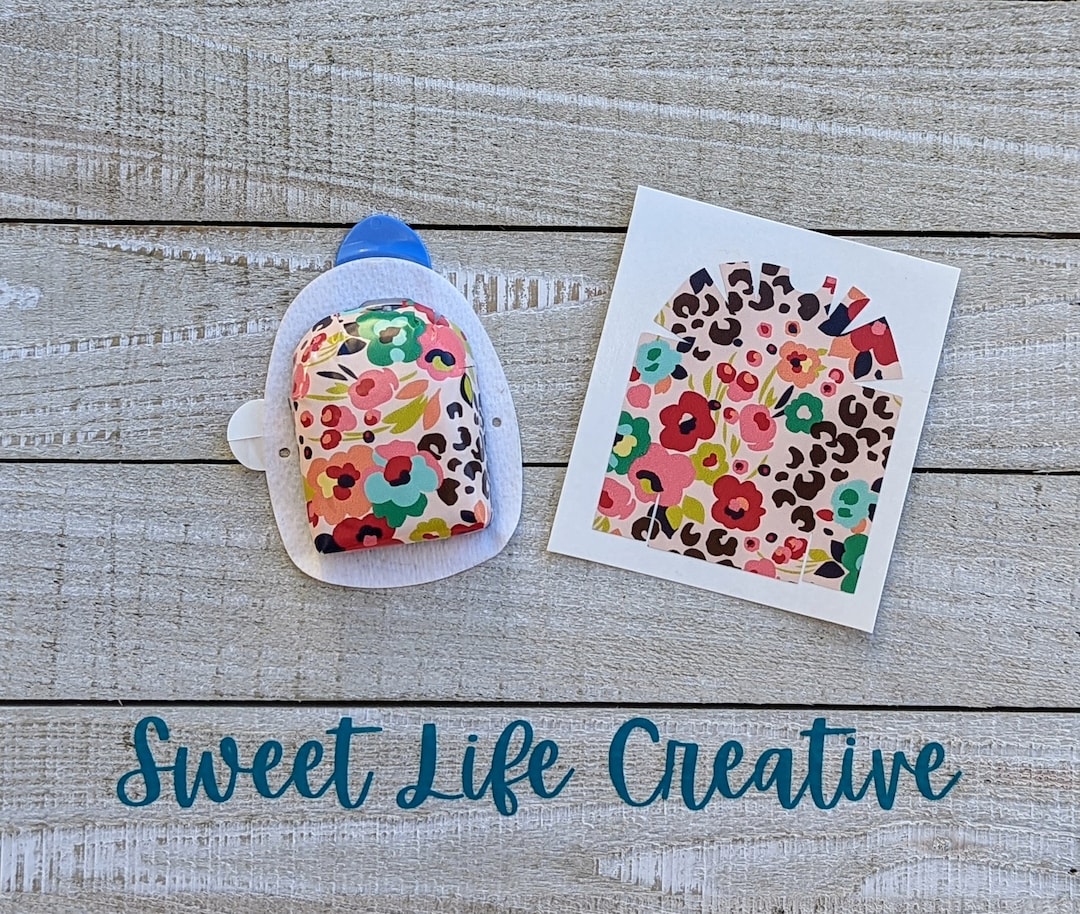 Floral Leopard - Omnipod Pod Decal Sticker - Etsy