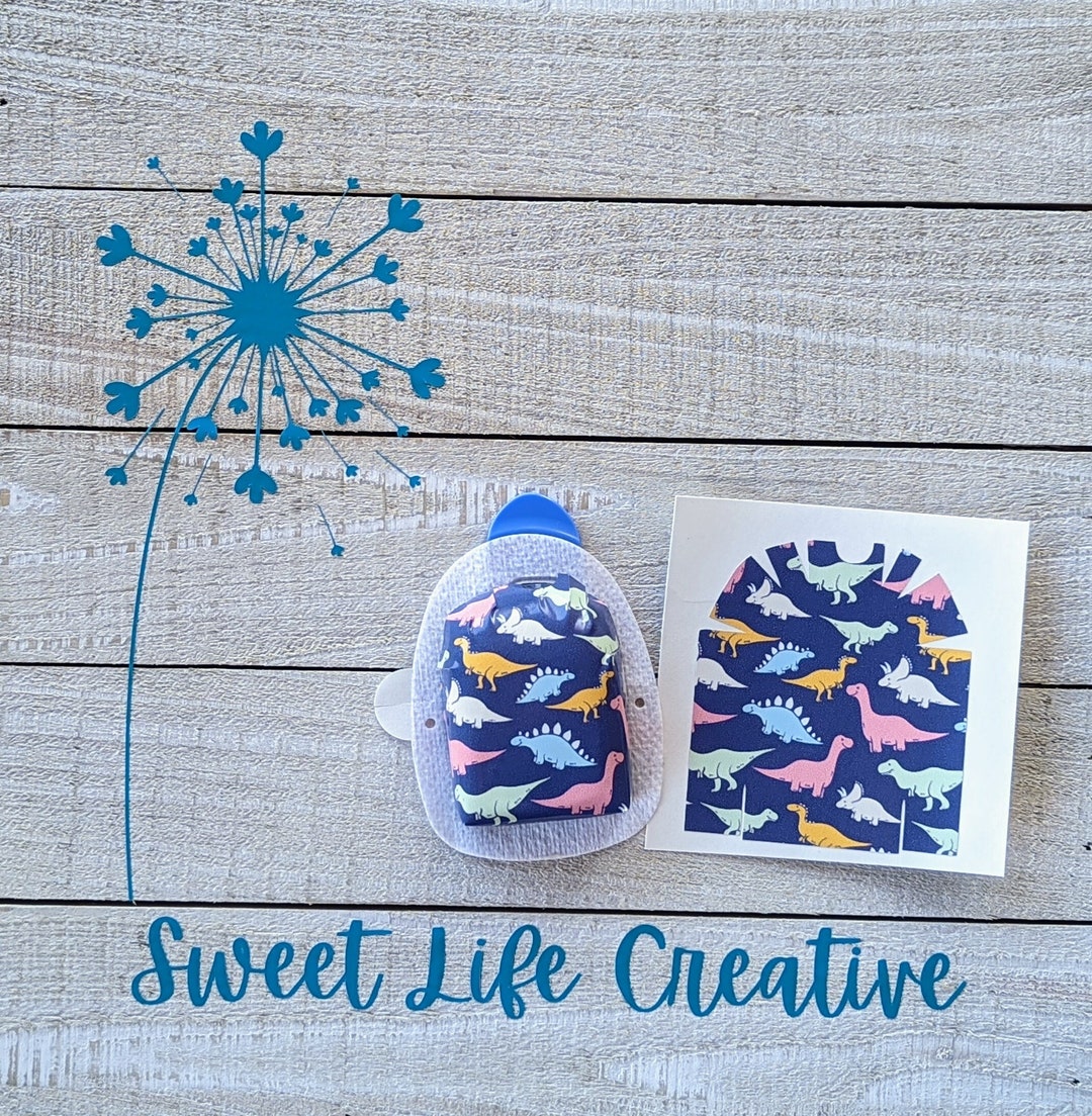 Rainbow Dinosaur Omnipod Pod Decal Sticker - Etsy