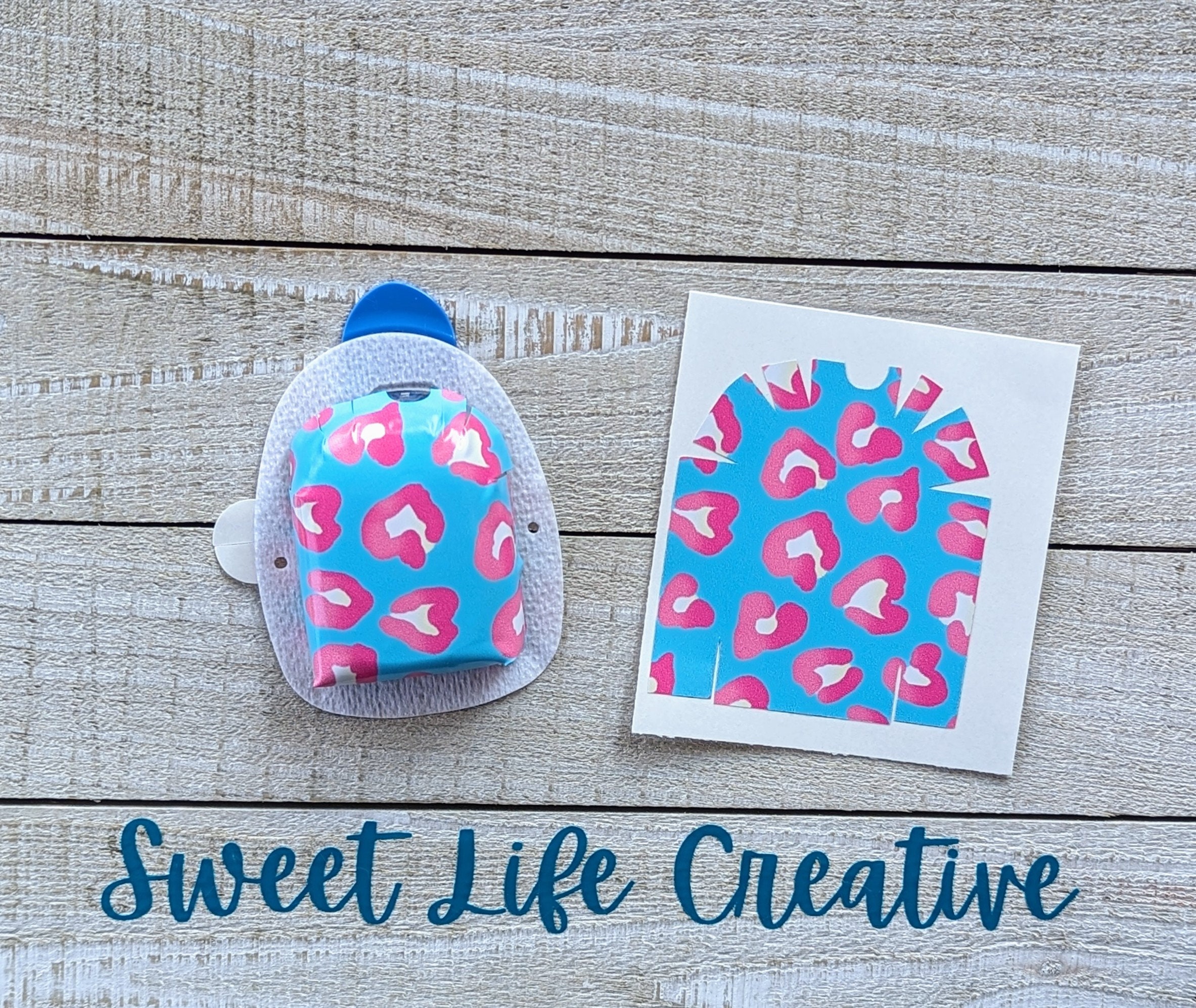 Leopard Heart Set Of 3 Omnipod Pod Decal Sticker Etsy