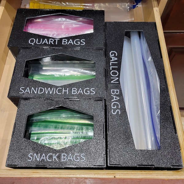 Ziplock Bag Organizer - Etsy