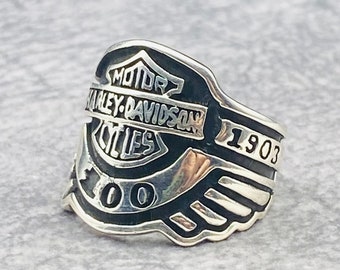 Harley Davidson Motorcycle Ring - Etsy