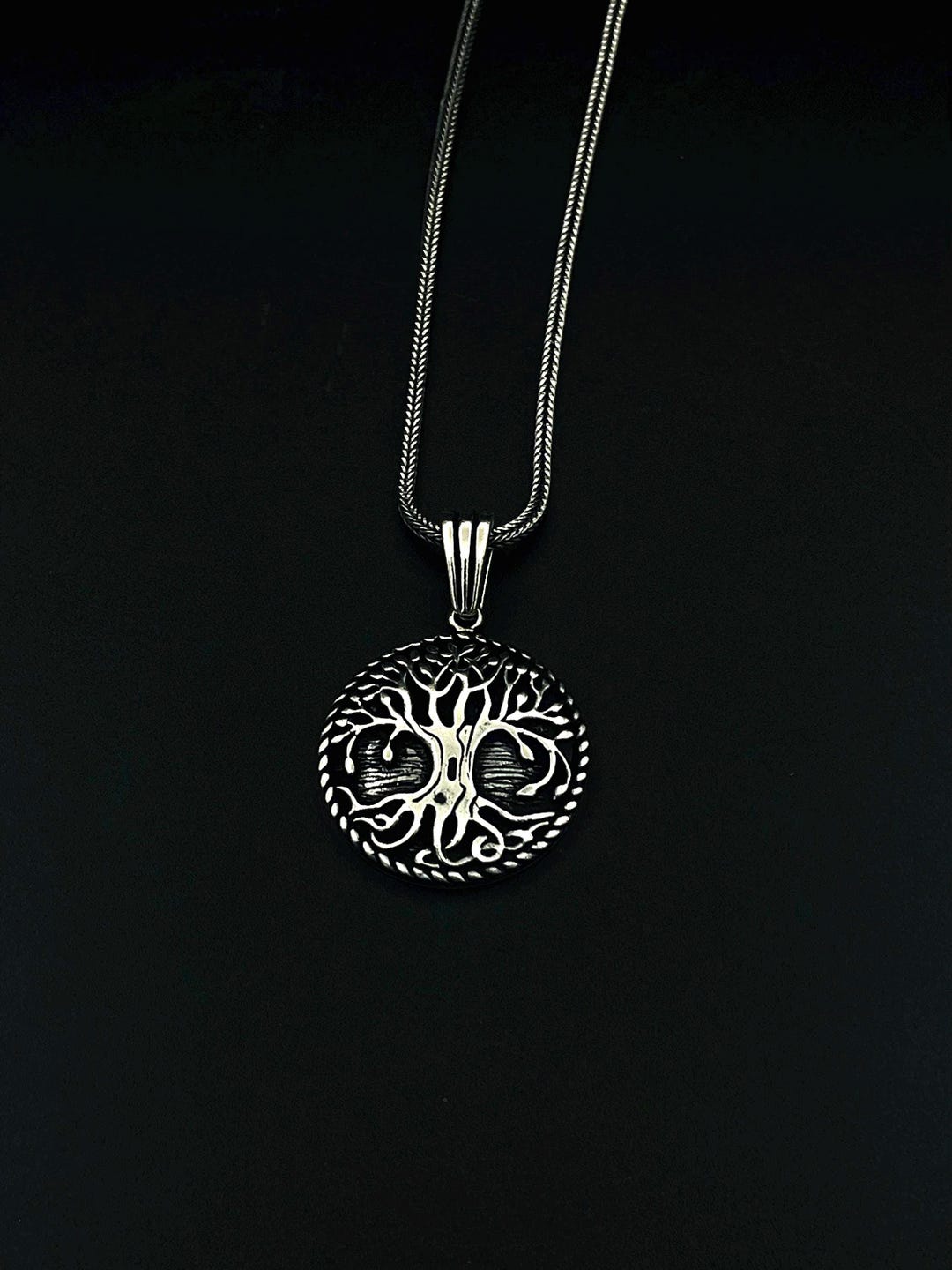925 Sterling Silver Tree of Life Necklace – Celtic Family Roots Pendant ...