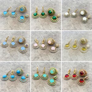 Women Sapphire Set, Authentic Blue Silver Set, Sapphire Ring, Earrings ...