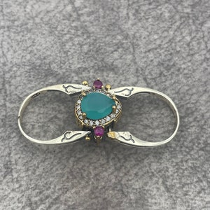 Reversible Ring, Multi Stone Ring, Gift for Her, Two in a One Ring ...