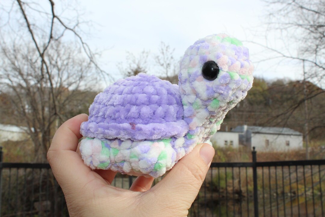 Crochet Mini Turtle Plush - Etsy