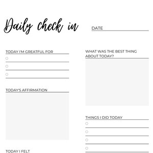 Daily Check-in - Etsy