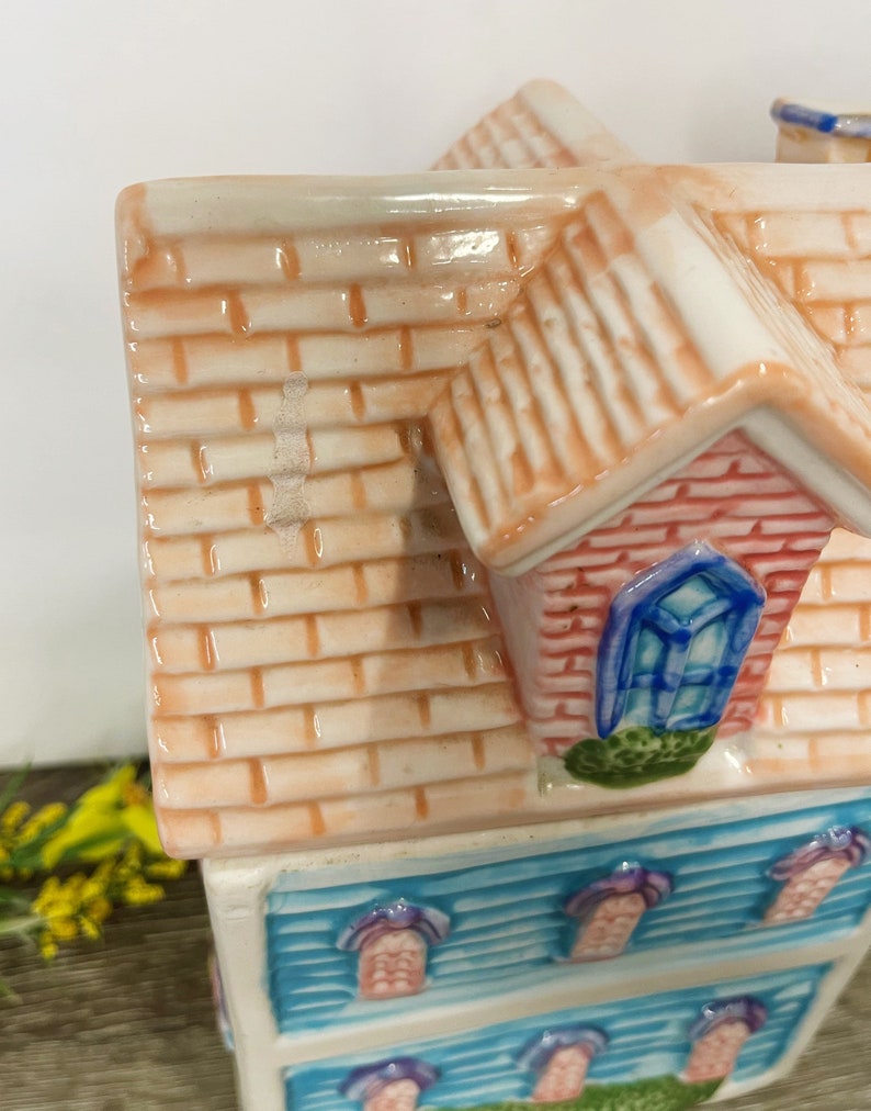 Vintage Ceramic House Jar - Etsy