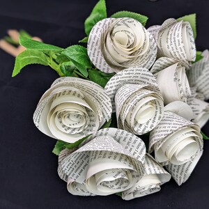 Book Page Flower Bouquet Long-stemmed Proses for Readers, Writers, and ...