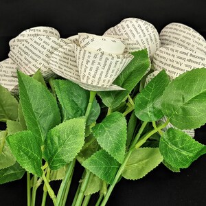 Book Page Flower Bouquet Long-stemmed Proses for Readers, Writers, and ...